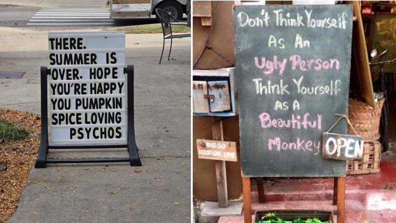 These 25 Odd Signs Left An Impression On People | Know Your Meme
