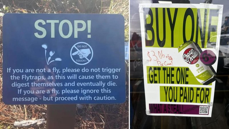 These Hilarious Signs Entertain And Inform | Know Your Meme