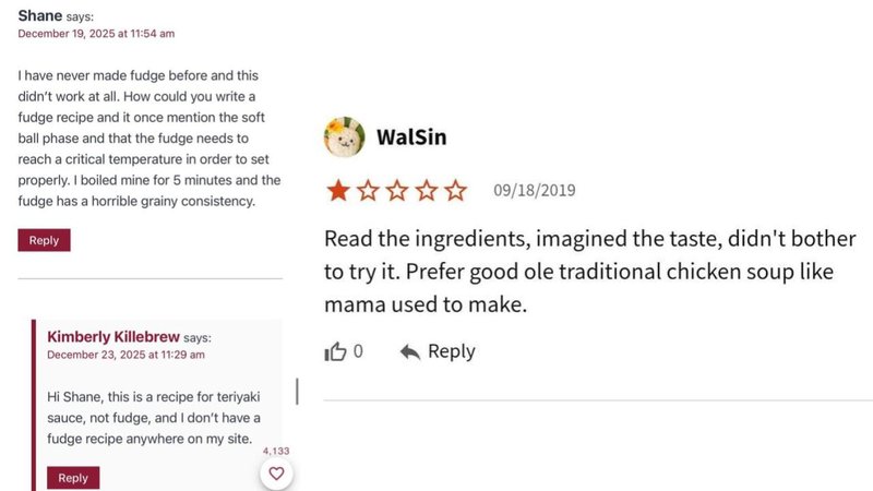 25 Recipe Reviews That Are Total Disasters | Know Your Meme
