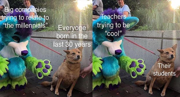 10+ "Furry Scaring Dog" Memes That Are Spot On | Know Your Meme