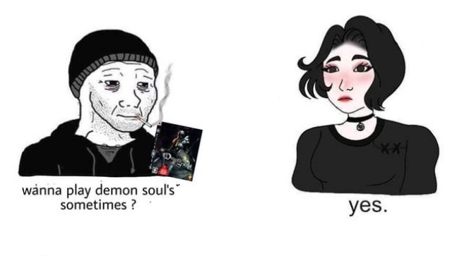 Derpina Meme Black Hair