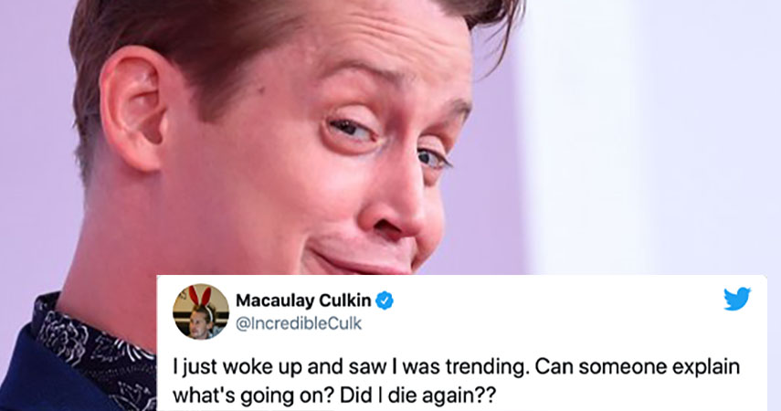 Macaulay Culkin Asks Twitter If He Died Again | Know Your Meme