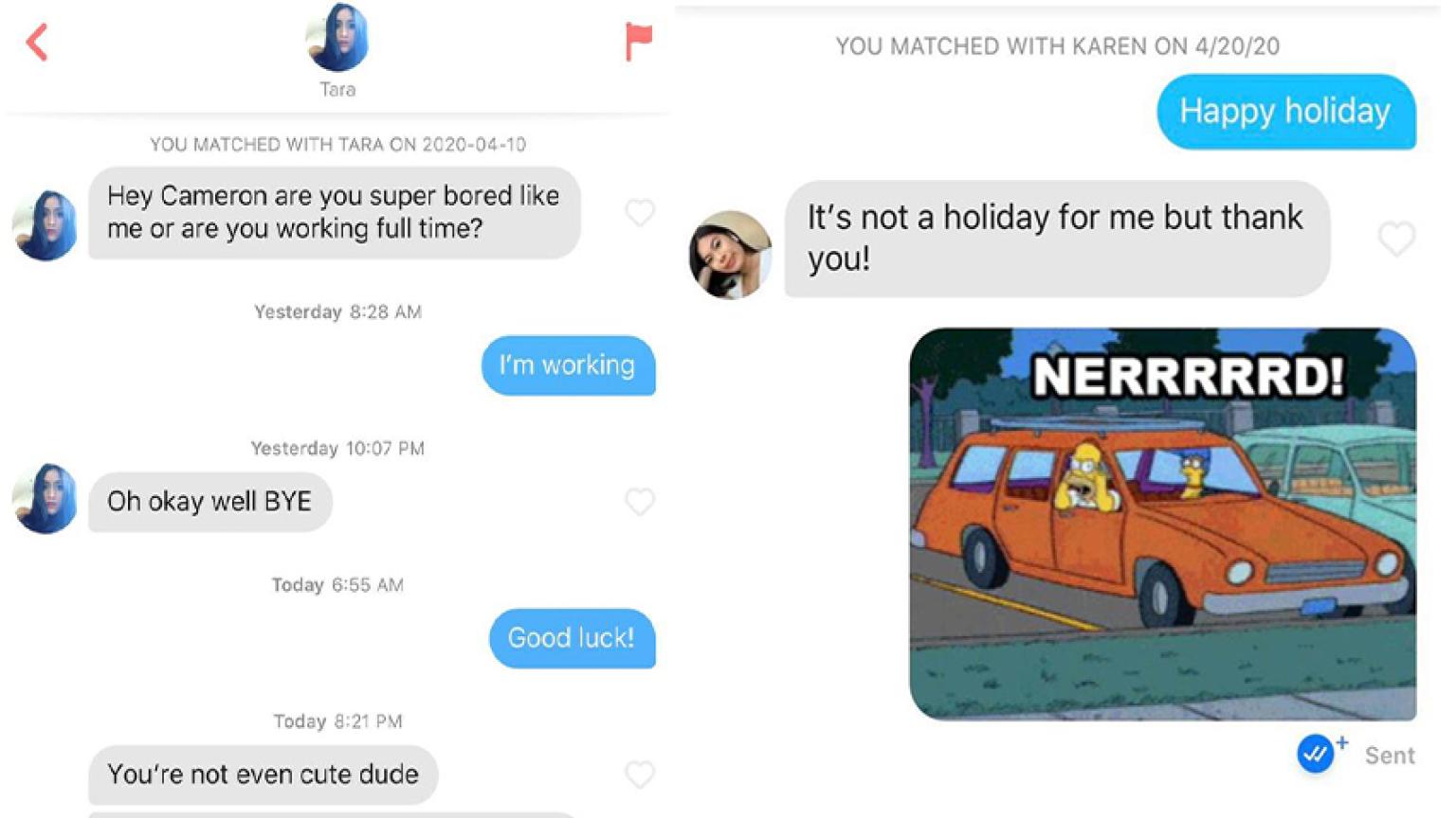 12 Painful Tinder Fails From This Difficult Era Of Dating | Know Your Meme