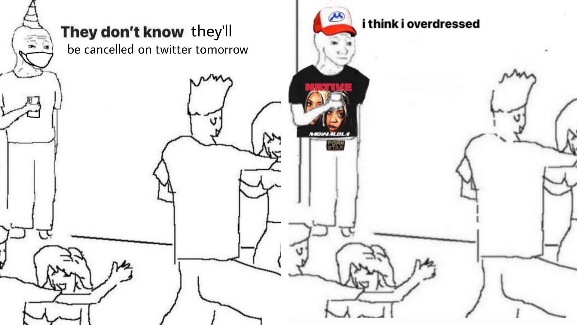  Standing They Don T Know Meme 833352