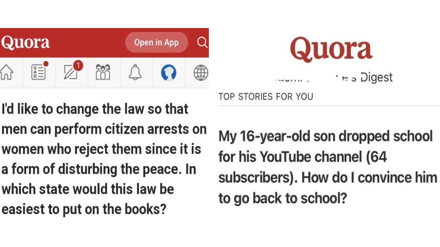 20 Bafflingly Idiotic Questions People Posed On Quora | Know Your Meme