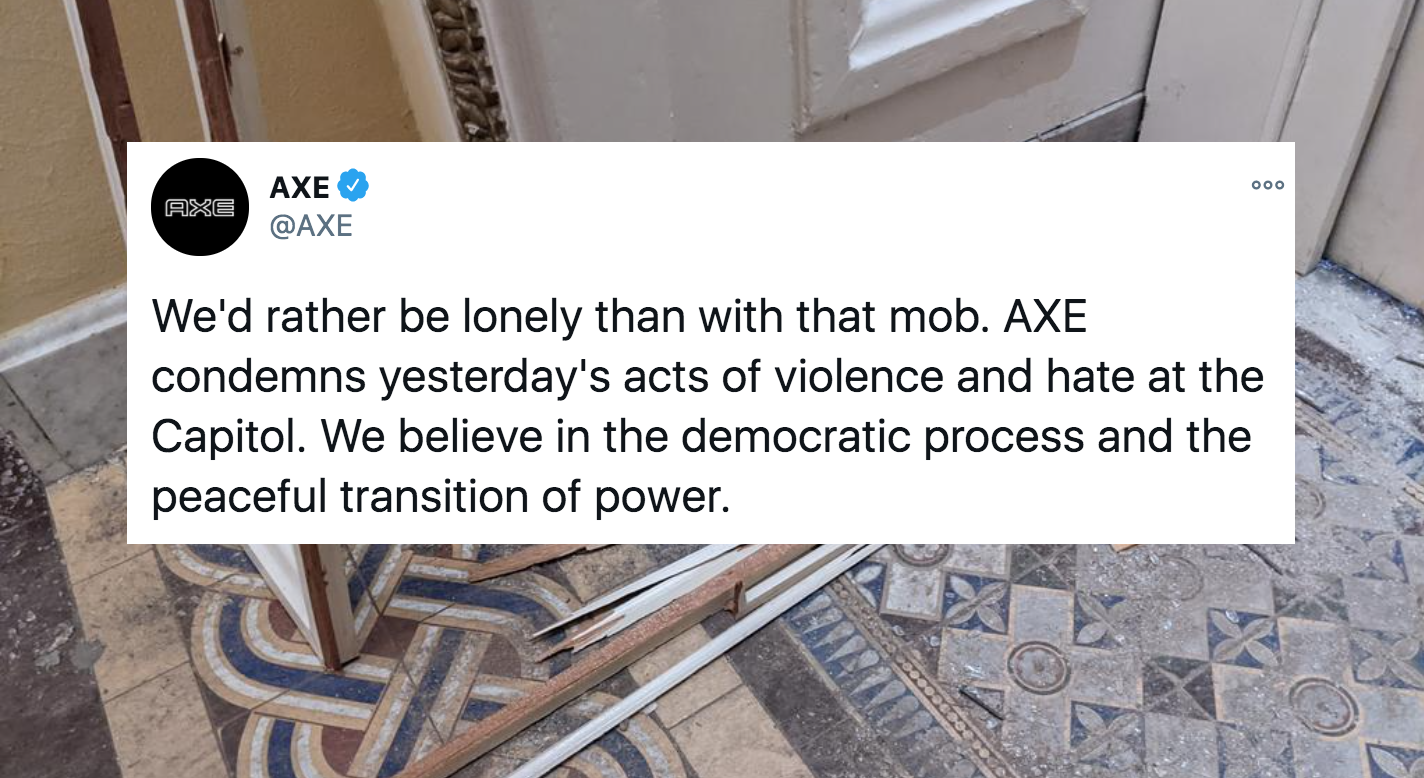 The Best Brand Responses To Wednesday's Storming Of The Capitol | Know ...