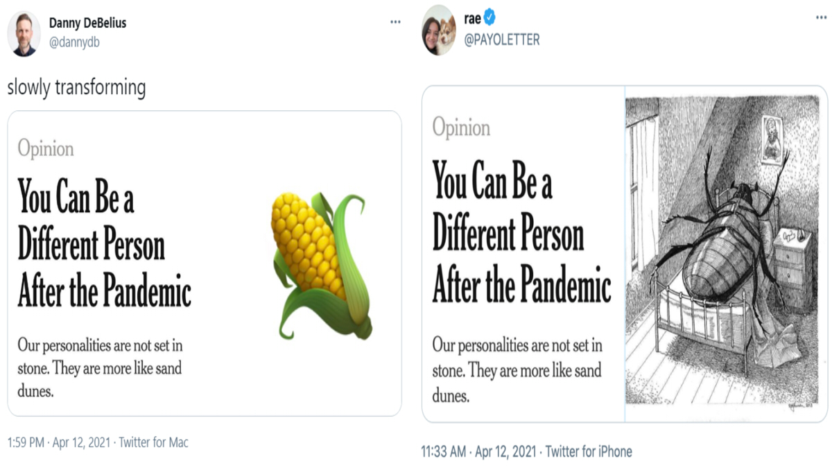 15 'Different Person After The Pandemic' Tweets To Explain Twitter's ...