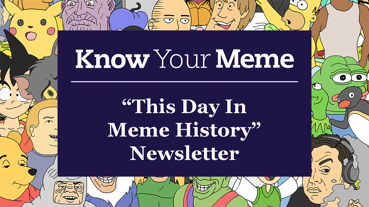 Know Your Meme With The 'This Day In Meme History' Newsletter | Know ...