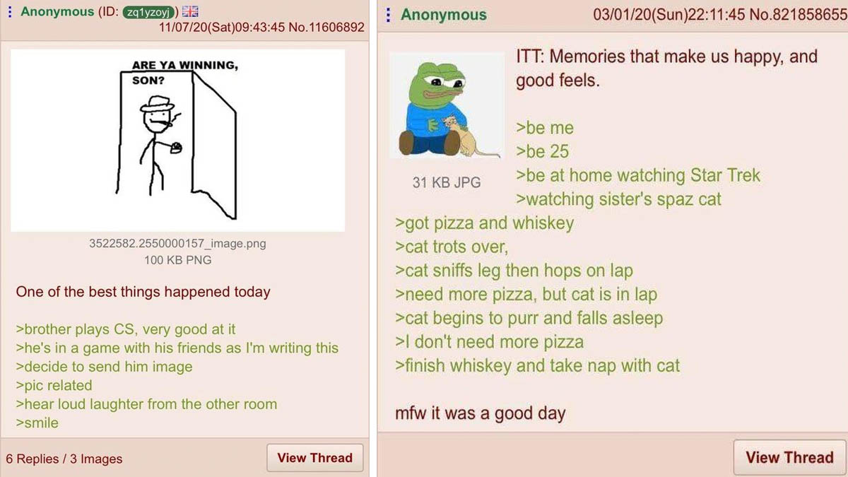 10 4chan Posts That Are Surprisingly Wholesome And Sweet | Know Your Meme