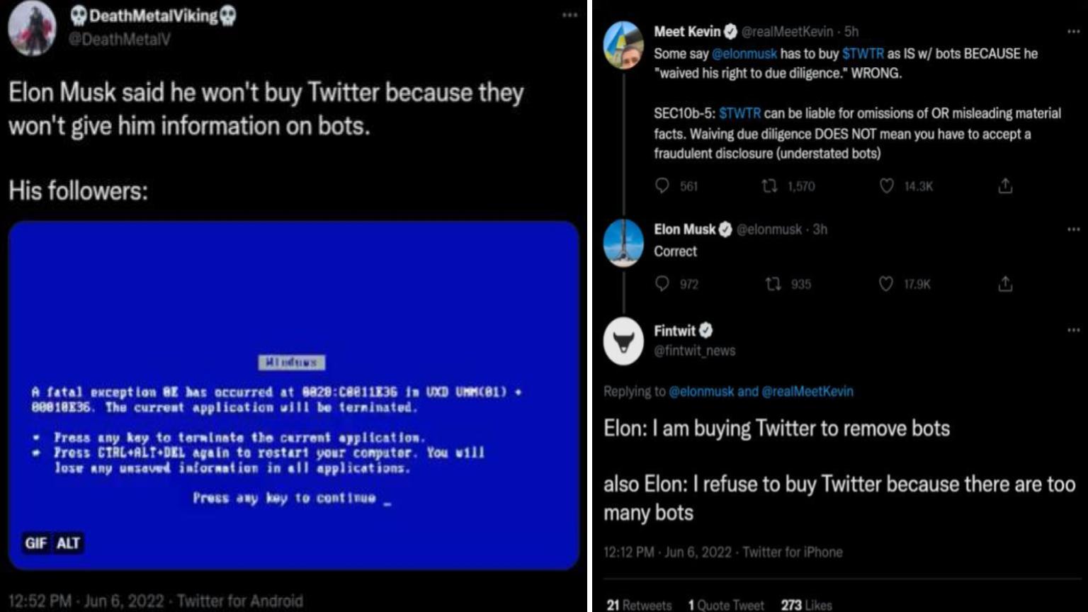 10 Tweets Reacting To Elon Musk's Twitter Bots Problem | Know Your Meme