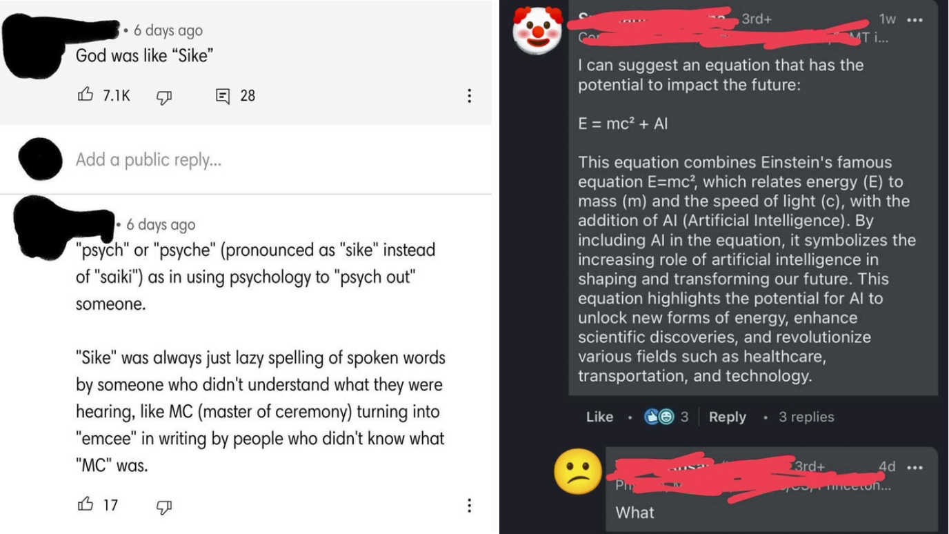 25 Comments From Awkward Internet Users Who Think They're Intellectual ...