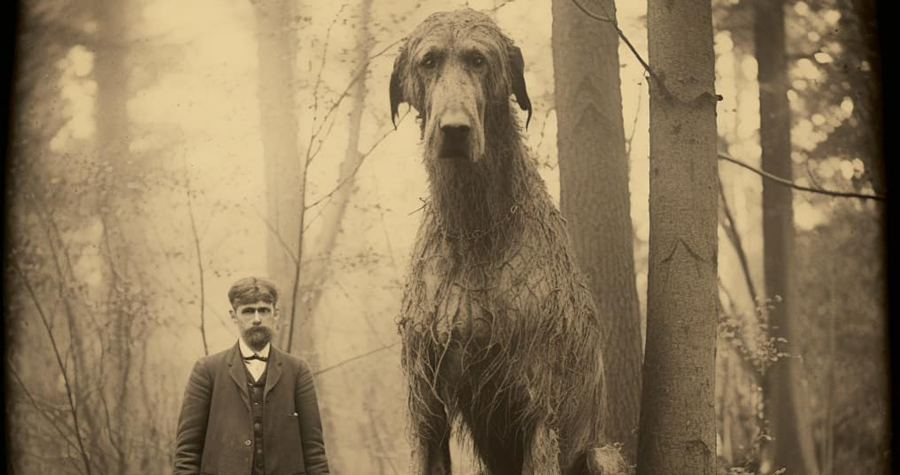 Is The 'Last Giant Irish Greyhound, 1902' Photo Real Or Fake? The Viral ...