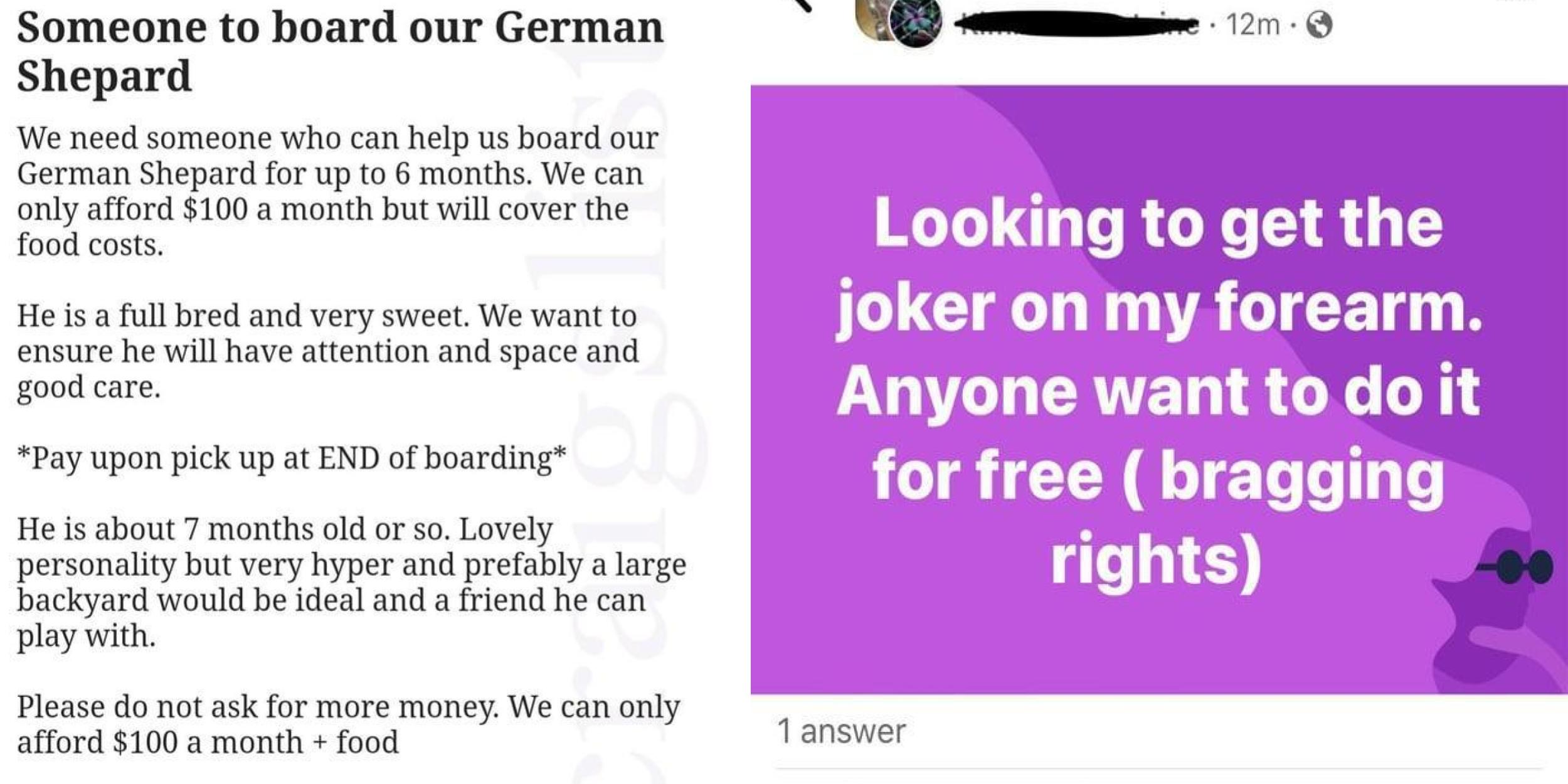 25 Entitled People Making Outrageous Requests | Know Your Meme