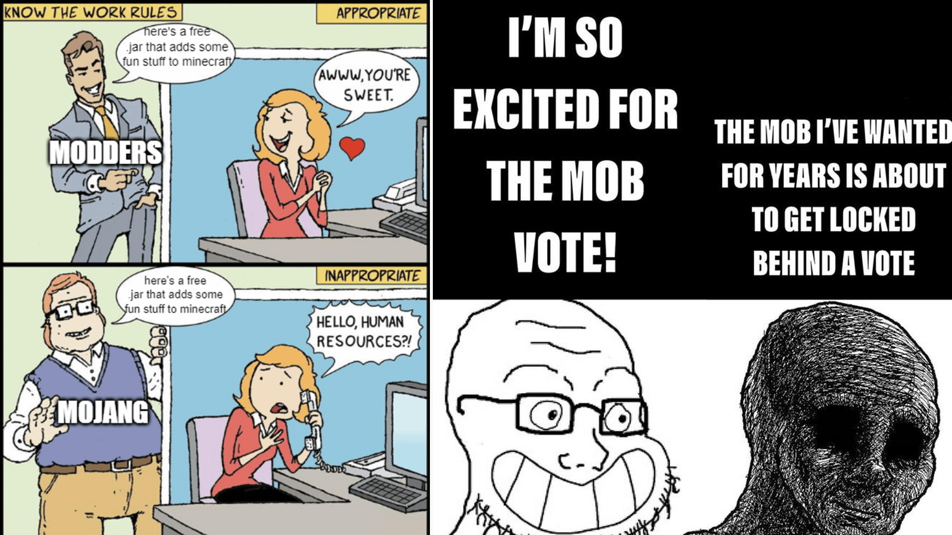 19 'Minecraft' Memes After The Most Recent 'Mob Vote' Debacle | Know ...