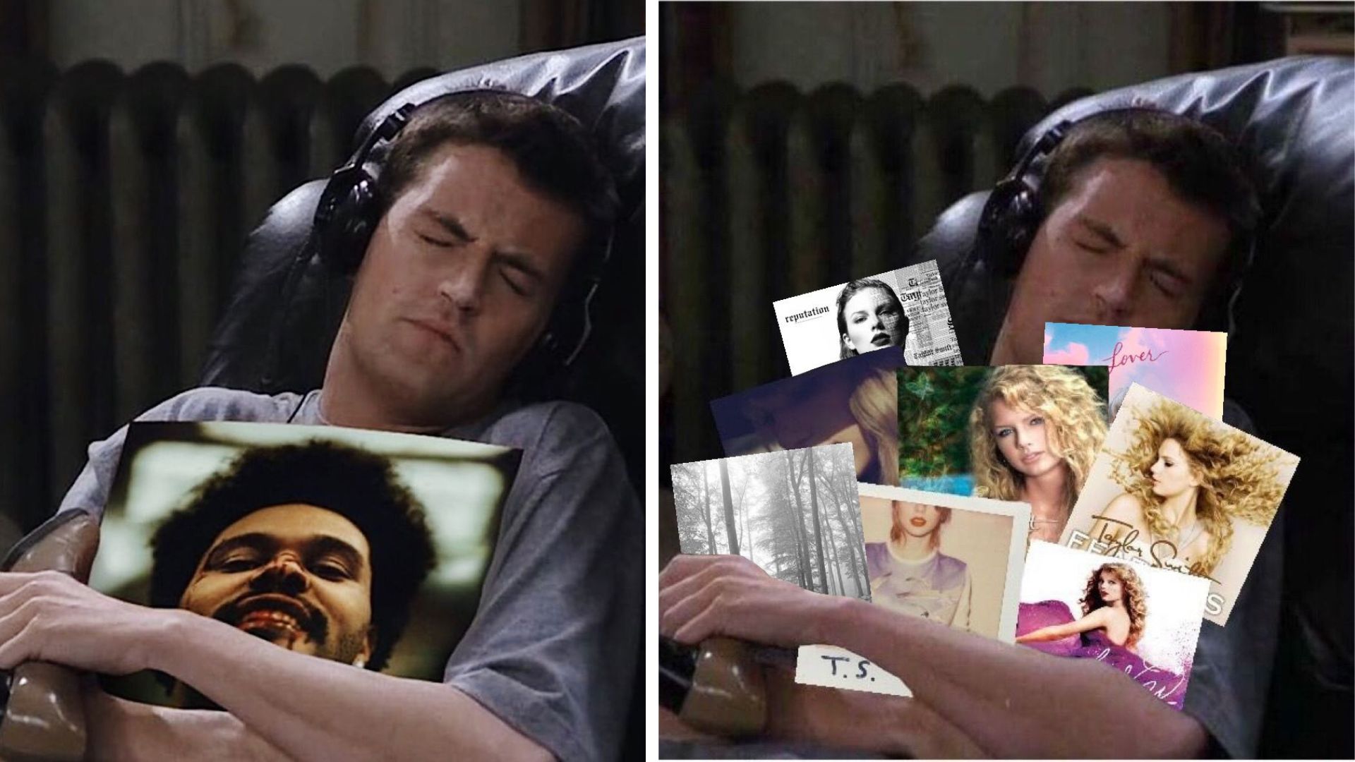 Where Does The 'Chandler Bing Hugging A Record' Meme Come From? The ...