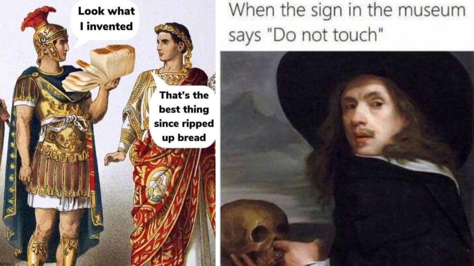 Take A Trip Through Time With These Memes Made From Ancient Artwork ...