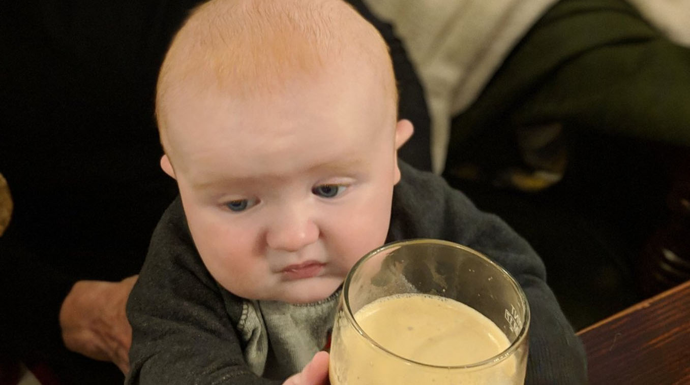 What Is The 'Irish Baby' Meme? The Image Of A Baby Holding A Guinness ...