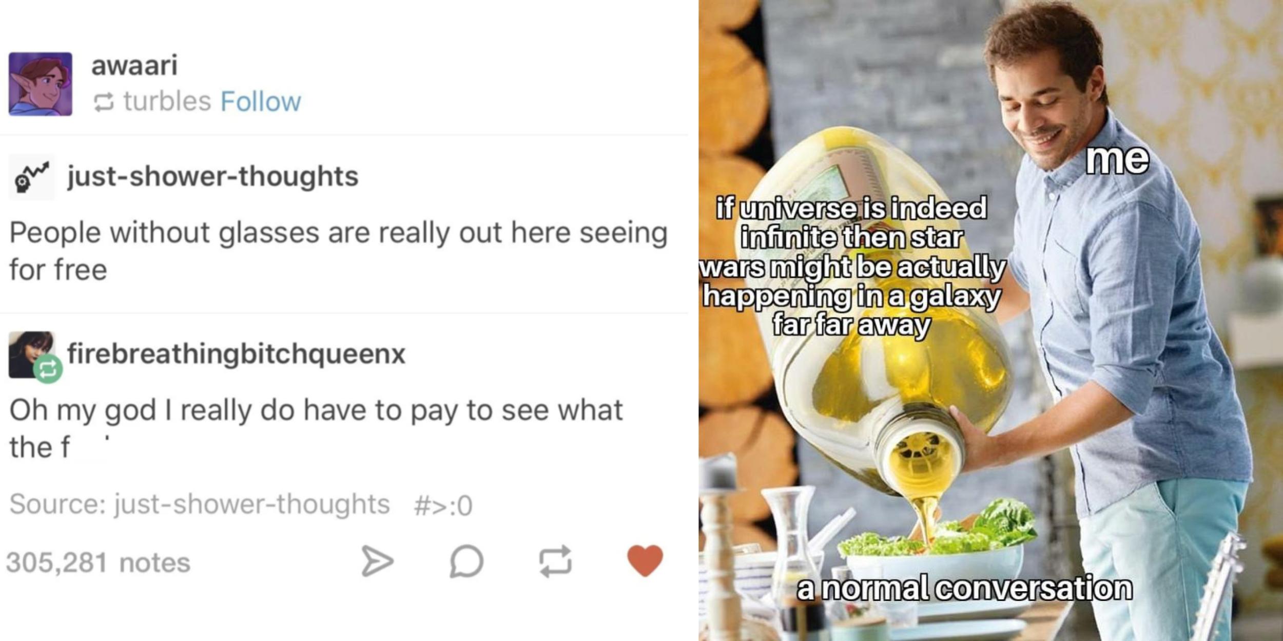 15 Shower Thoughts From The Depths Of The Mind | Know Your Meme