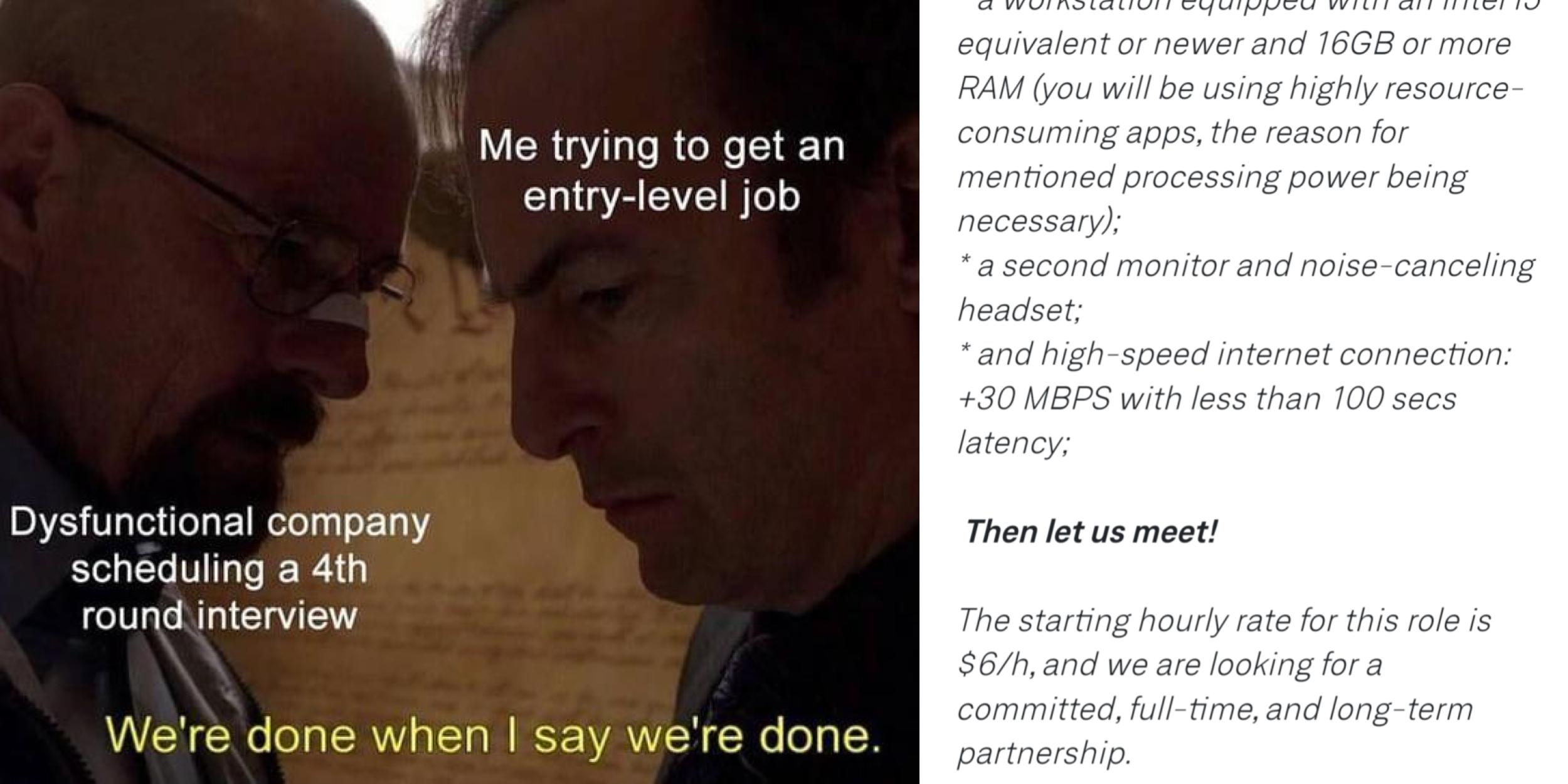 15 Painful Moments From The Job Search Process | Know Your Meme