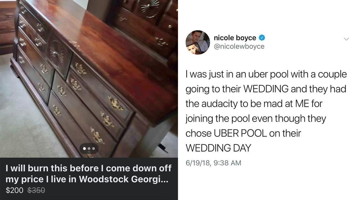 24 Entitled Folks Proving Beggars Actually Can Be Choosers | Know Your Meme