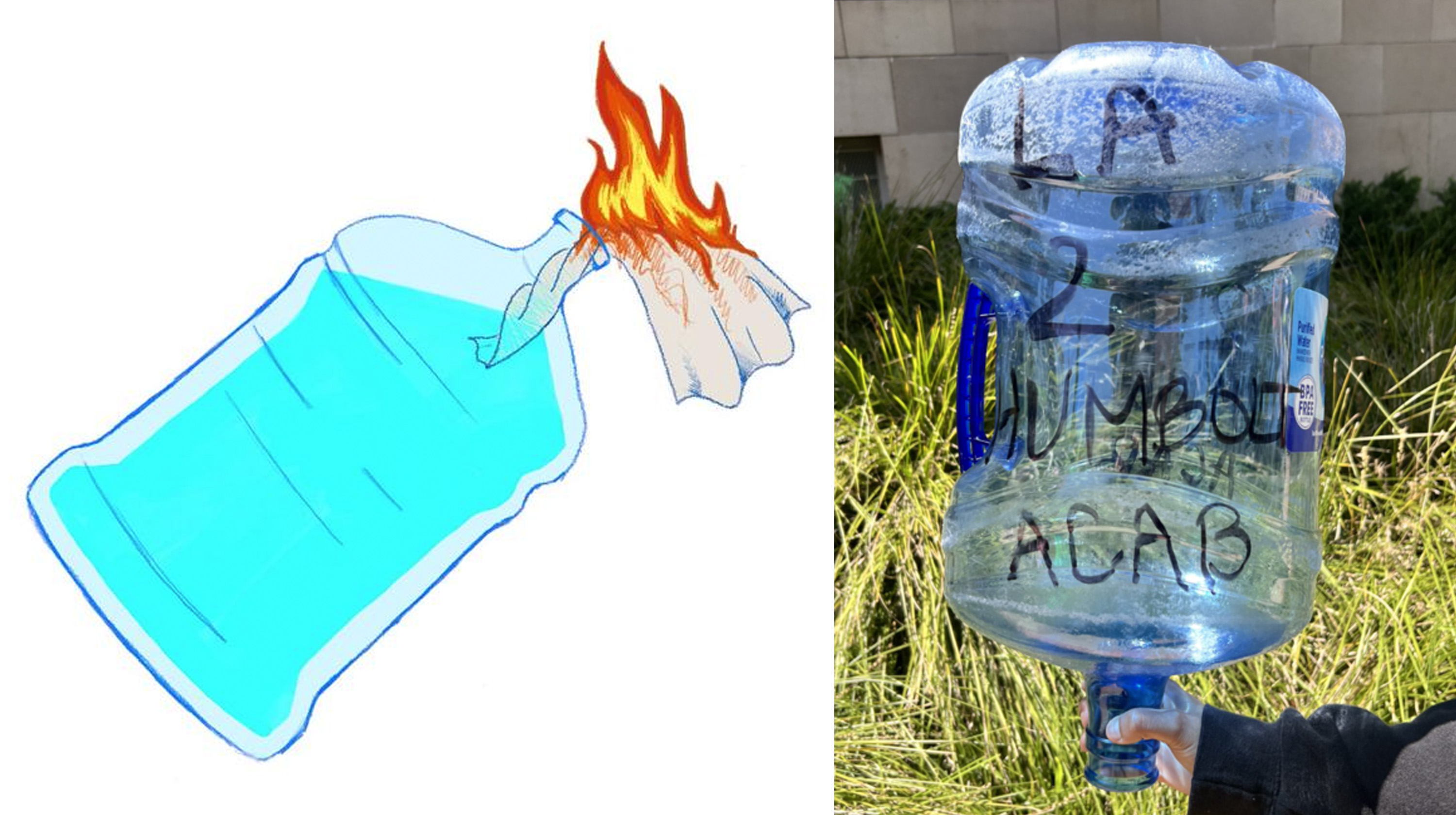 What's The 'Water Jug Bonking Police' Meme? The Pro-Palestine And ACAB ...