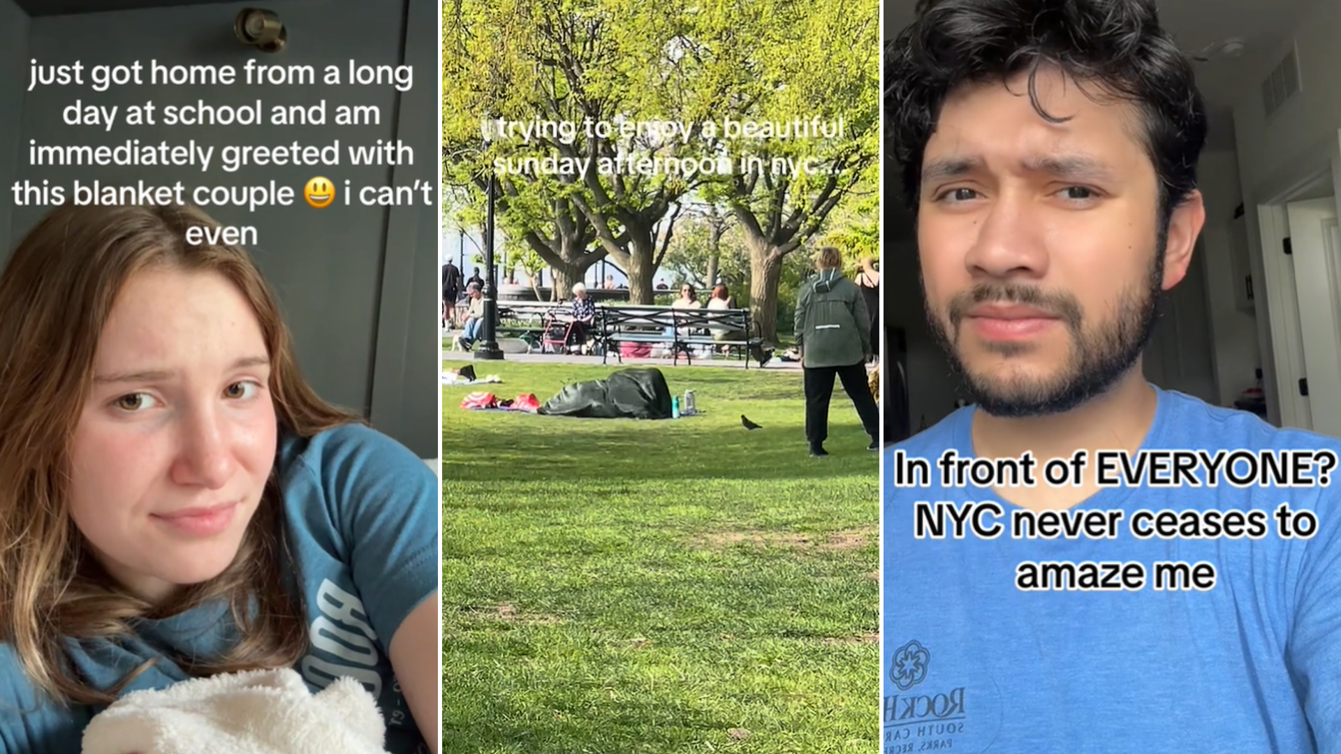 What Is The 'NYC Blanket Couple' Video? The Shocking Viral TikTok Video ...