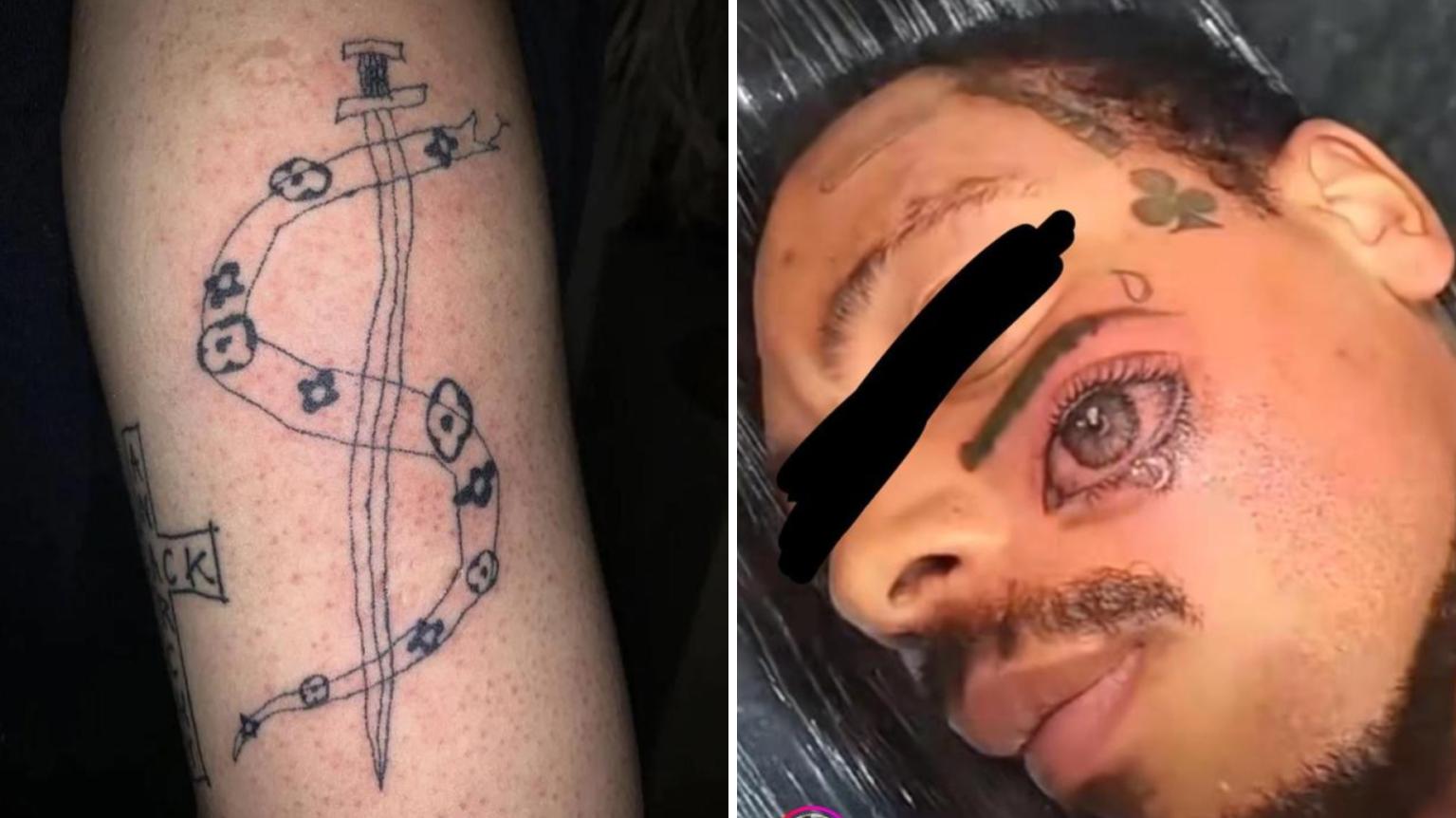 23 Tattoos That Are Borderline Tragic They're So Bad | Know Your Meme