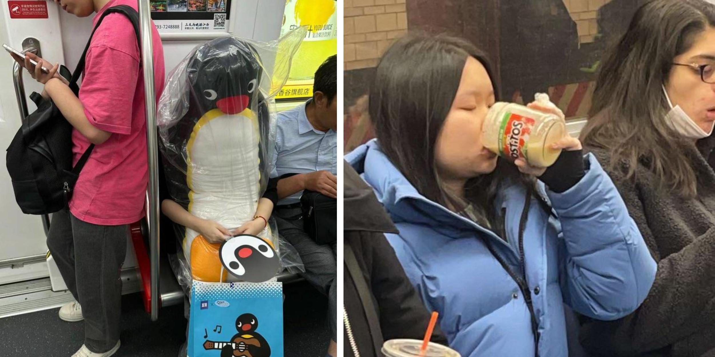 'This Is Why Nobody Takes Public Transportation': 15 Subway Creatures ...
