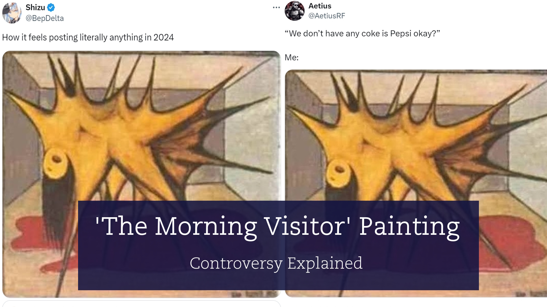 What's The Controversy With The Spiky Shape Painting On Twitter? The Disturbing ... | Know Your Meme
