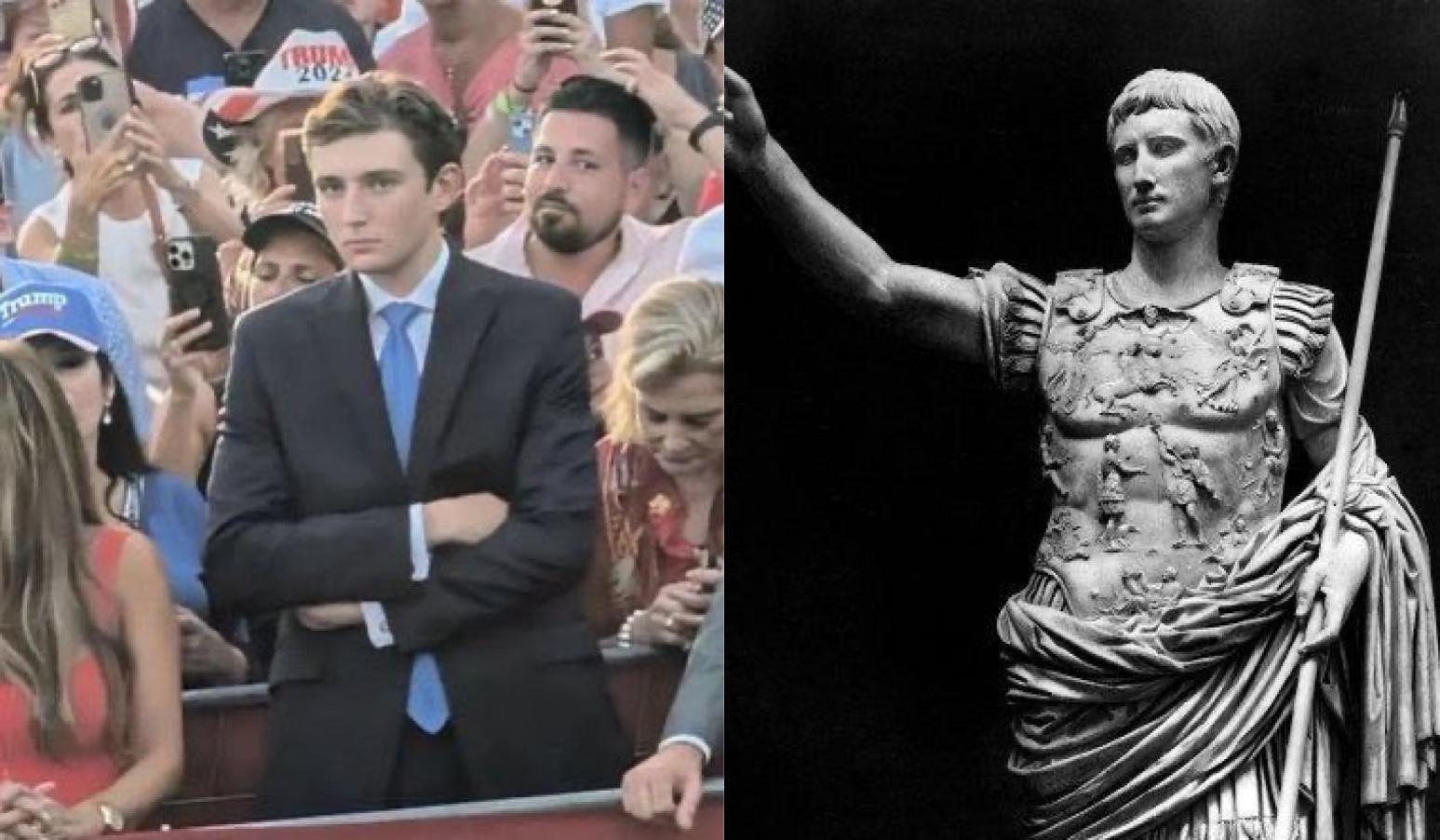 Why Are People Comparing Barron Trump To Augustus Caesar? The Bizarre ...