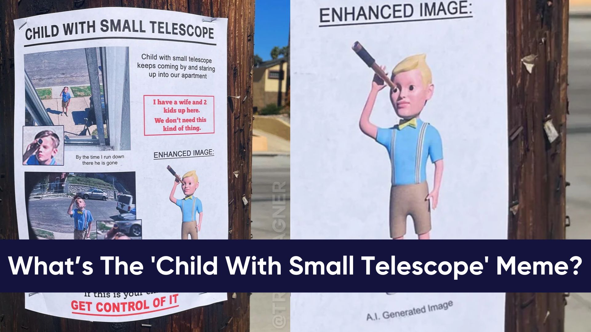 What Is The 'Child With Small Telescope' Meme And Is It Real? The ...