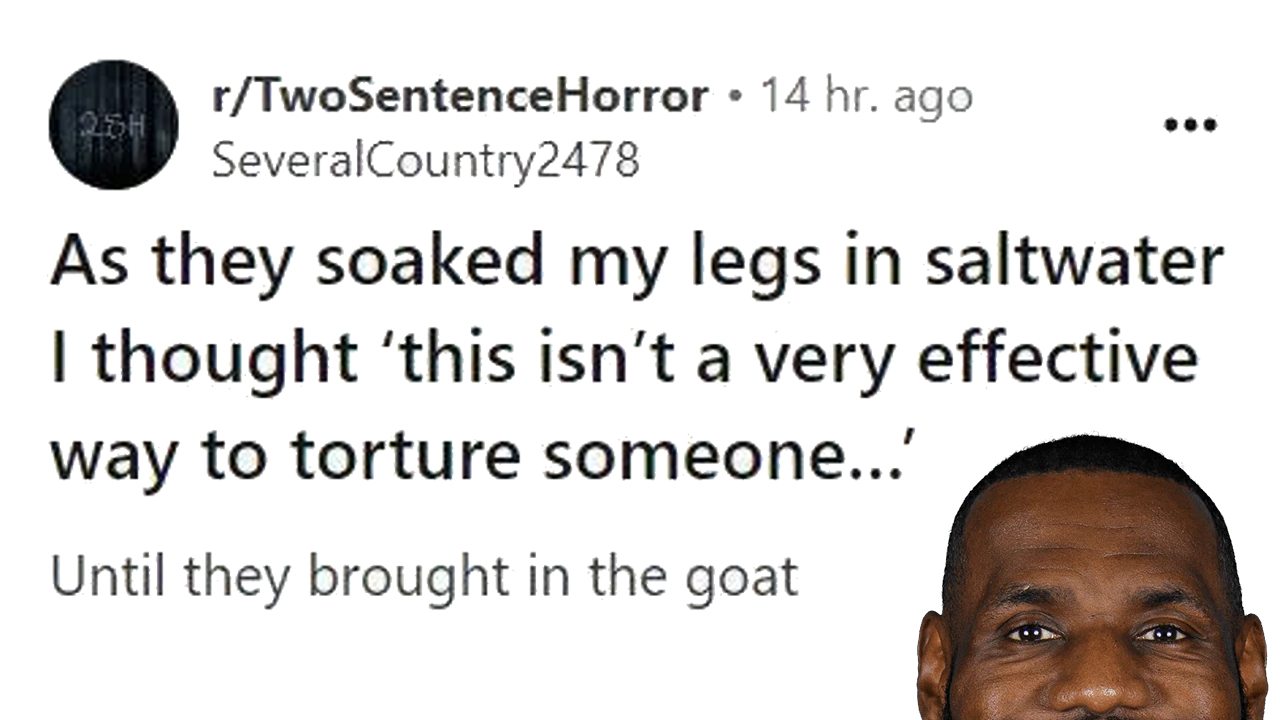 What Does The 'Salt Water Goat Torture' Two-Sentence Horror Story Mean ...