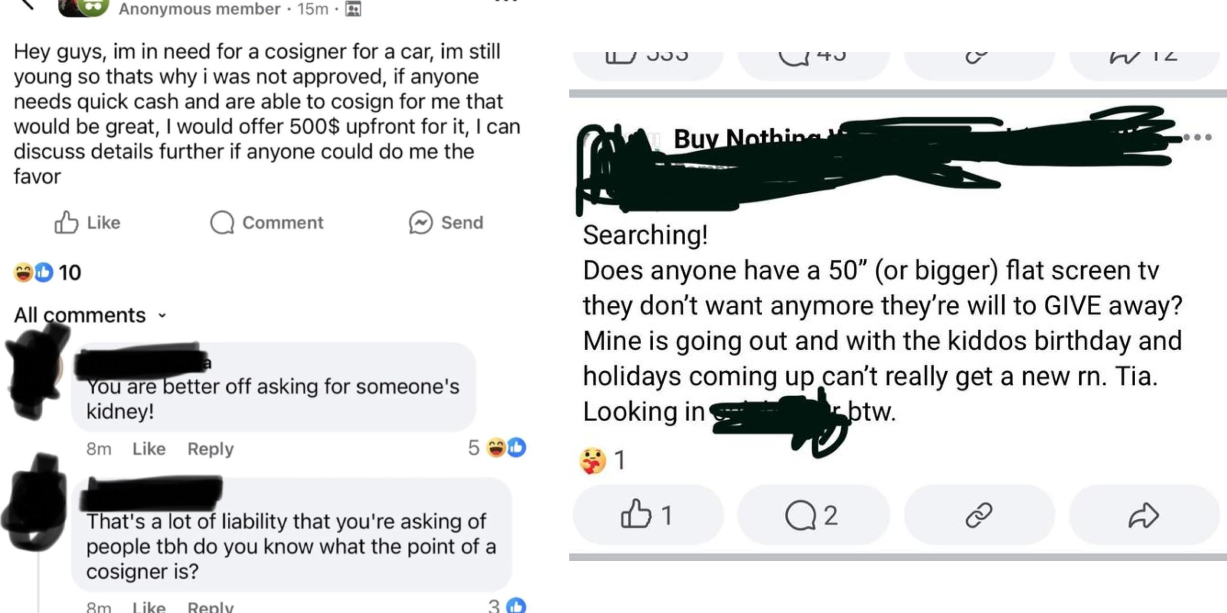25 Entitled People Choosing And Begging Online | Know Your Meme