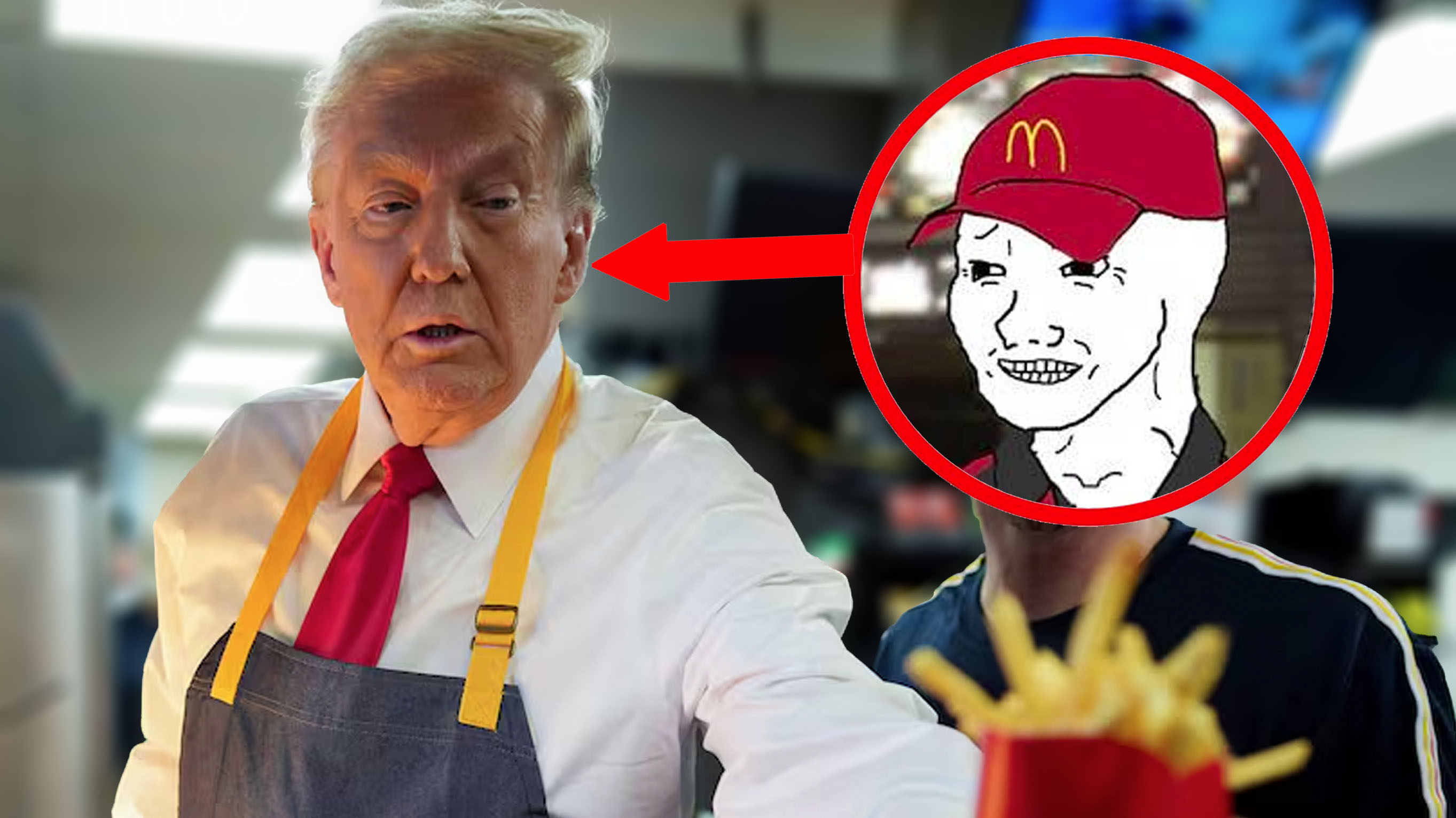 Why Is Donald Trump Working At McDonald's? Memes About The President's 2024 Penn... | Know Your Meme