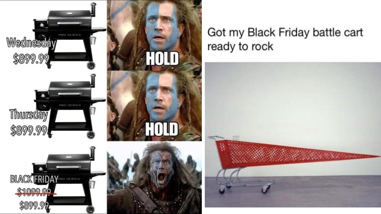 Schwarzer Freitag Thanksgiving Meme