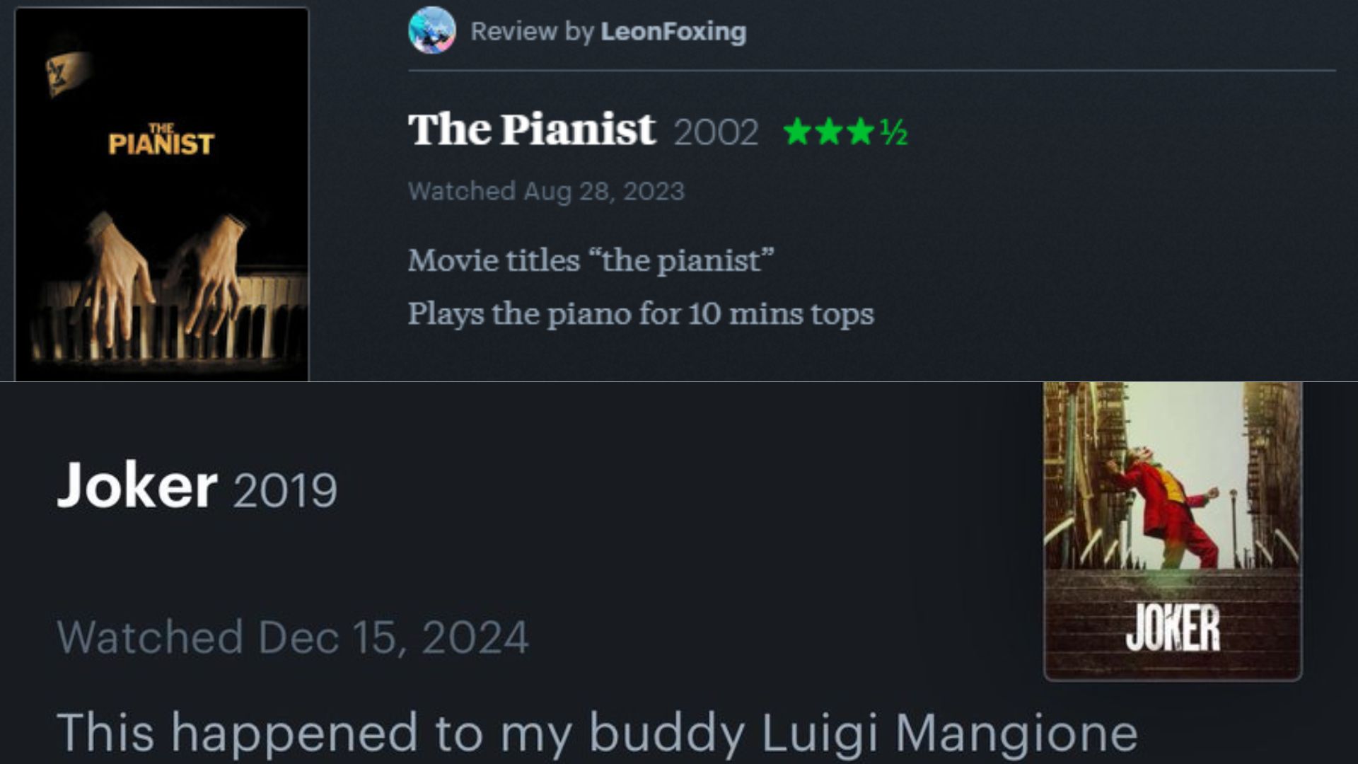24 Letterboxd Reviews With Insane And Hilarious Details You Probably ...