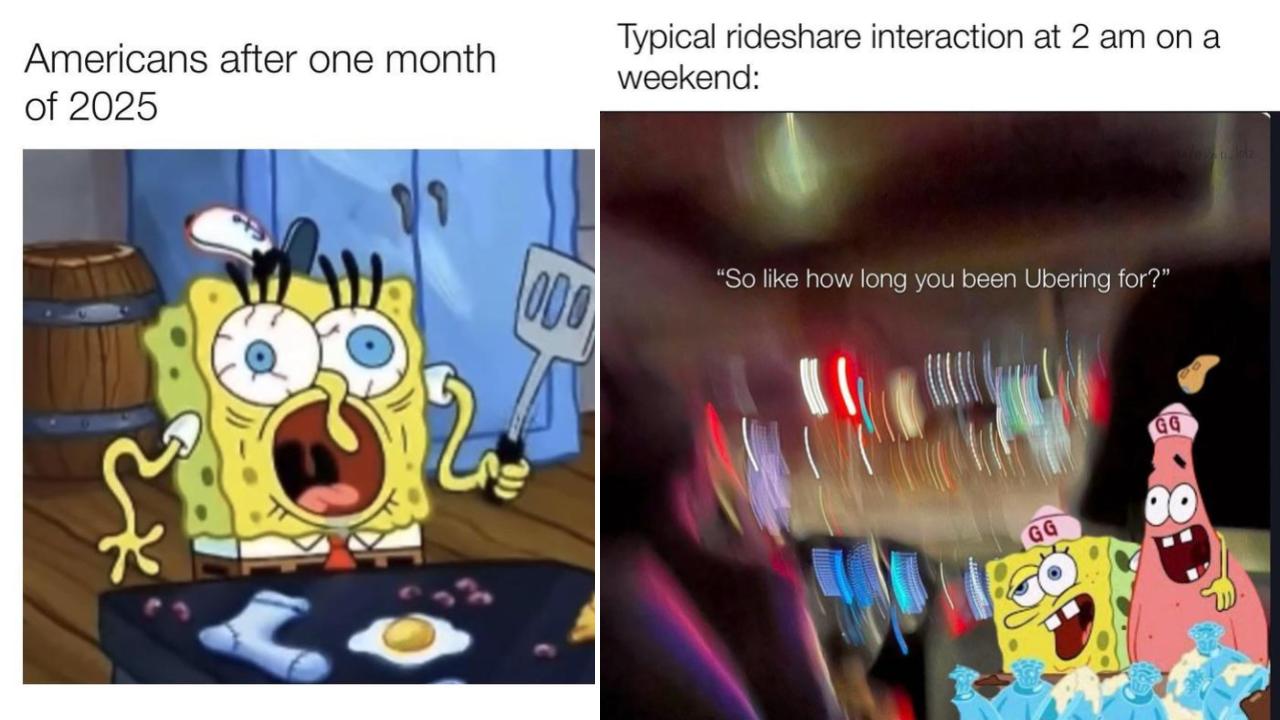 Spongebob Sweating Writing