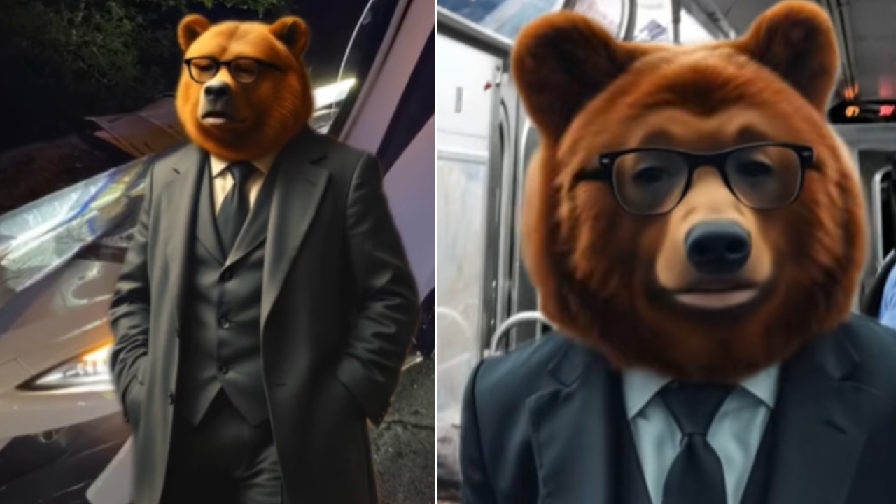 What's With The 'AI Bear' Videos On TikTok? The Viral 'Pop Out At 1 In ...