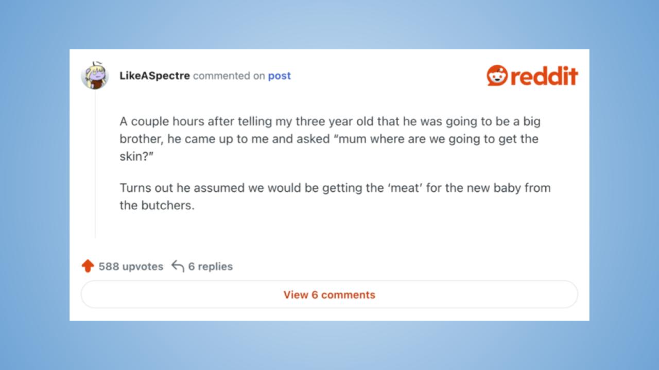 These Are The Funniest Quotes Spoken By Children, According To Reddit ...