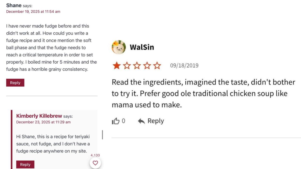25 Recipe Reviews That Are Total Disasters | Know Your Meme
