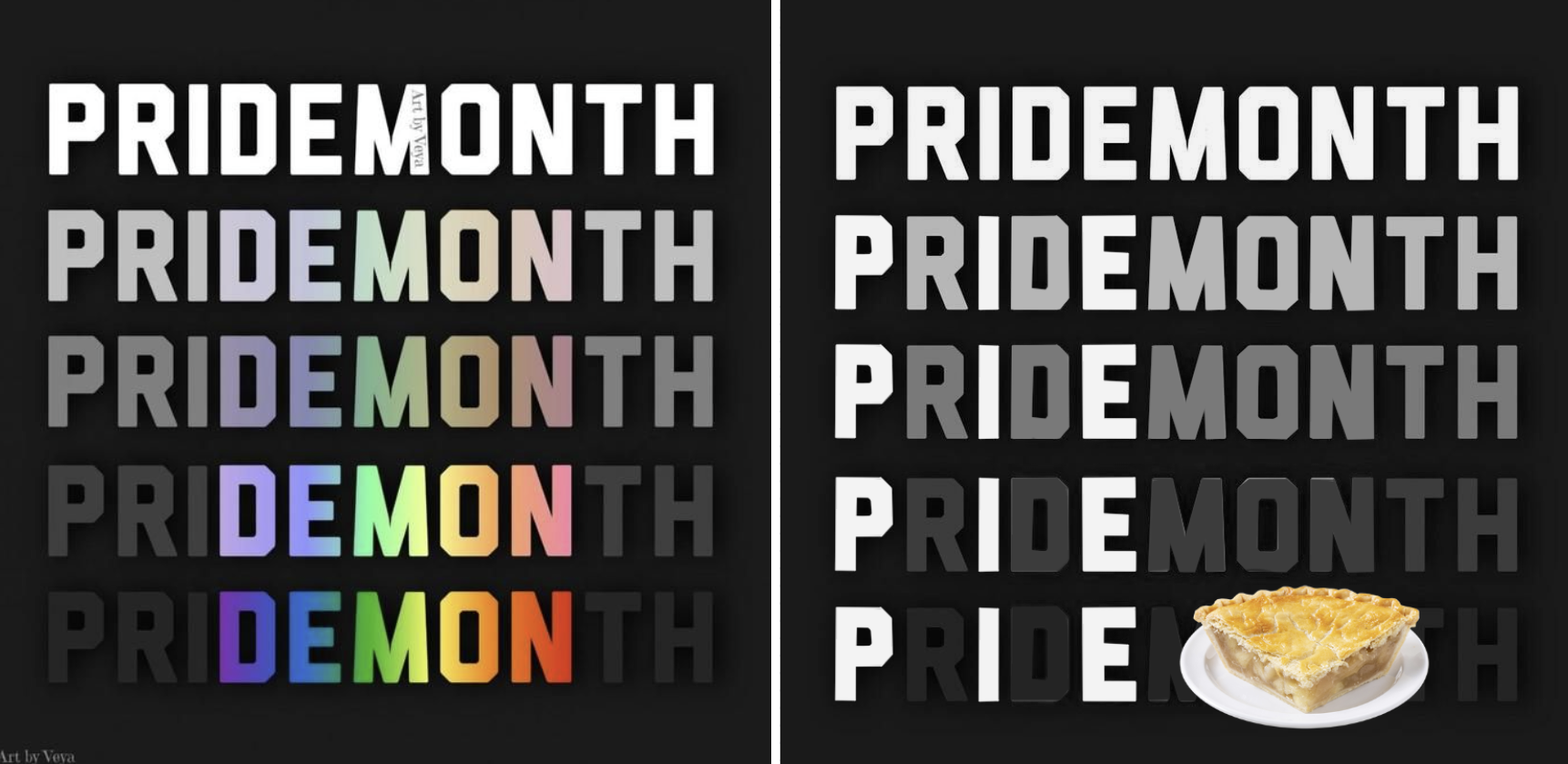 What Is The 'Pride Month Demon' Meme? The Viral Rainbow Word-Art ...