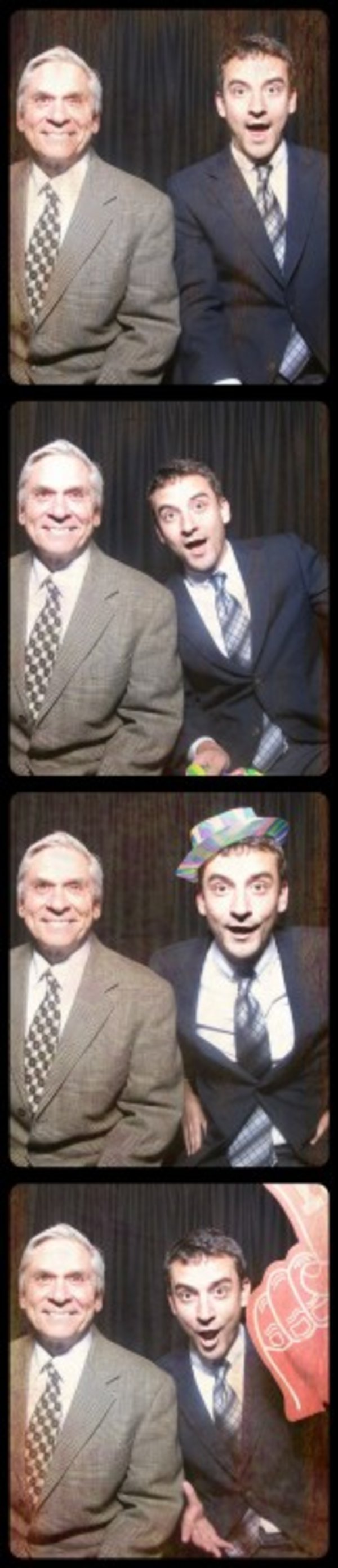 Dad Doesn't Understand the Concept of a Photo Booth | Know Your Meme