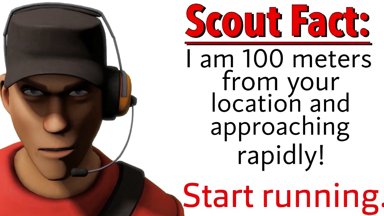 I Am 100 Meters From Your Location And Approaching Rapidly Image