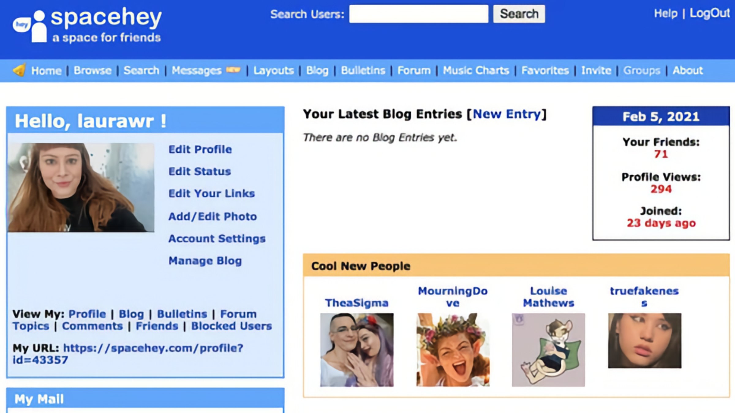 Spacehey Image Gallery List View Know Your Meme