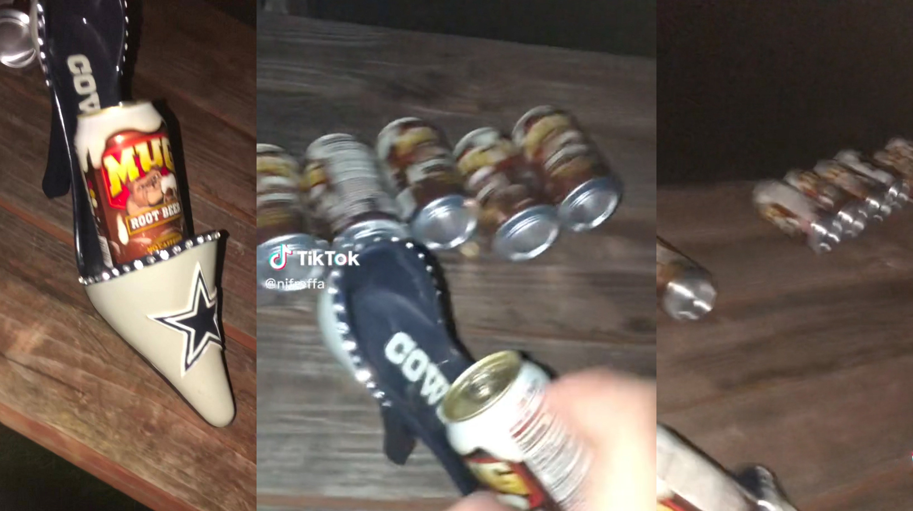 Root Beer No Root Beer Root Beer Cans Rolling Off Table Image