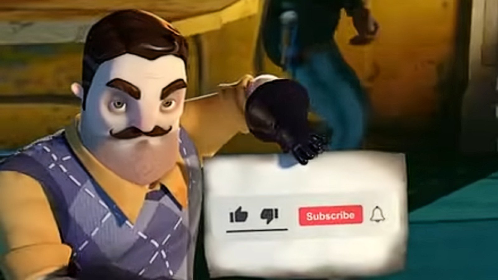 Hello Neighbor Subscribe Button | Know Your Meme