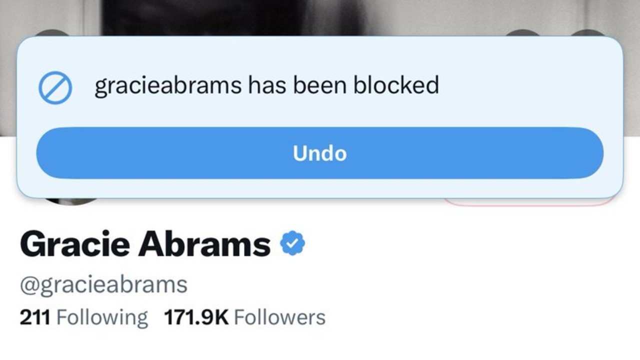 So I Blocked Gracie Abrams | Know Your Meme