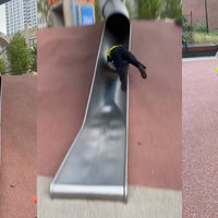 Who Posted The Original 'Boston Cop Falling Down Slide' Video? The ...