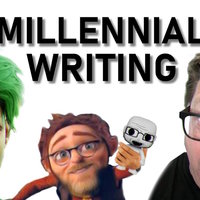 millennial writing (thumbnail from the youtube video that coined the term)