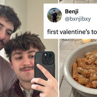 Pasta Boyfriend Twins / Benji's First Valentine’s Together Tweet image example.